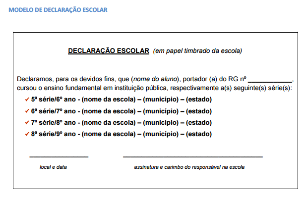Documentos para matrícula - ETEC Guaracy Silveira Documentos para matrícula - ETEC Guaracy Silveira